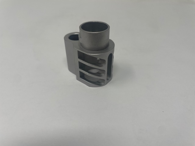 1911 Stainless Commander Compensator Brake - Muzzle Brake - w/ SIDE ...