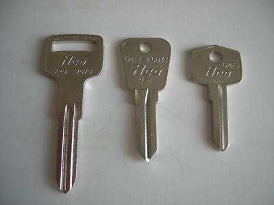 1978-1980 MG MGB Midget Key Blanks 62FS 62FT F68YT X29 VO73 FS FT ...