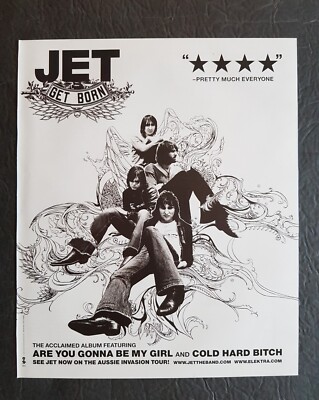 Jet Get Born Album Promo Print Advertisement Vintage 2004 | eBay