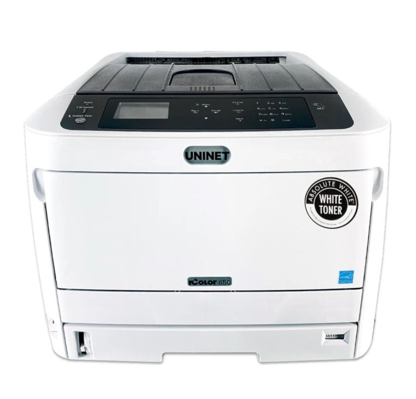 UNINET iColor 650 Digital Color + White Toner Printer + Rip + SmartCut ...