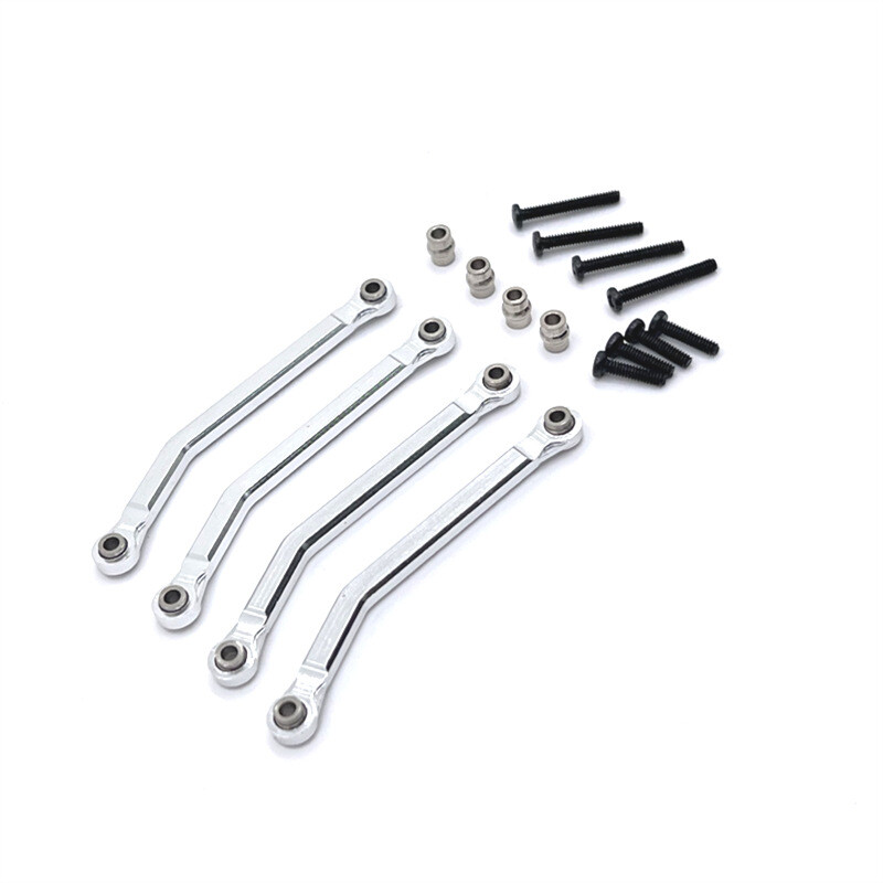 Aluminum Chassis Linkage Tie Rod Link Rod Kit for 1/24 FMS FCX24 RC Car ...