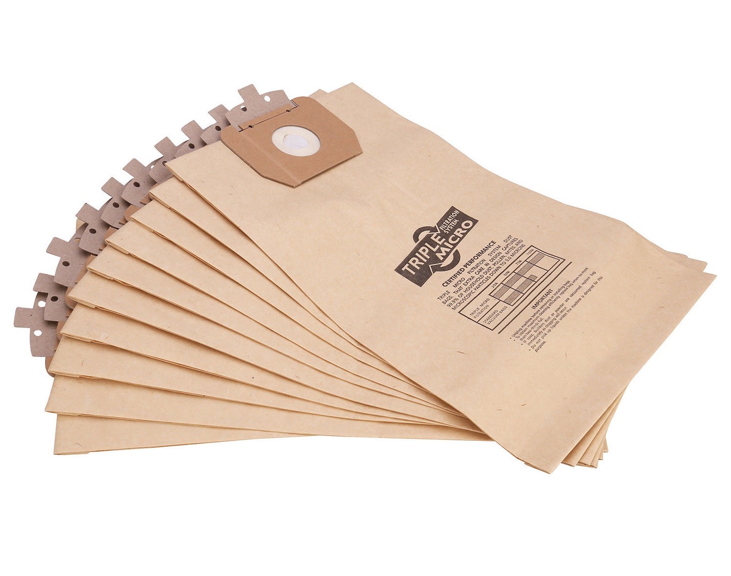 10 x Vacuum Cleaner Hoover Dust Bags For Baby Bora Hurricane Taski ...