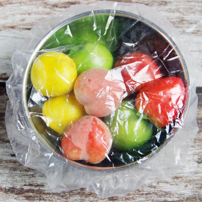 100 Pcs Durable Food Storage Covers for Bowls Elastic Plate Covers Bowl ...