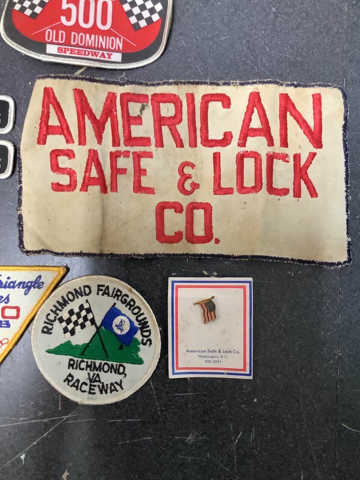 Vintage Lot Sew Patches Locksmith Sargent American Safe Lock Bowling ...