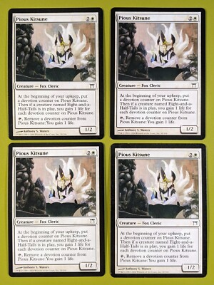 Pious Kitsune x4 Champions of Kamigawa 4x Magic the Gathering MTG | eBay