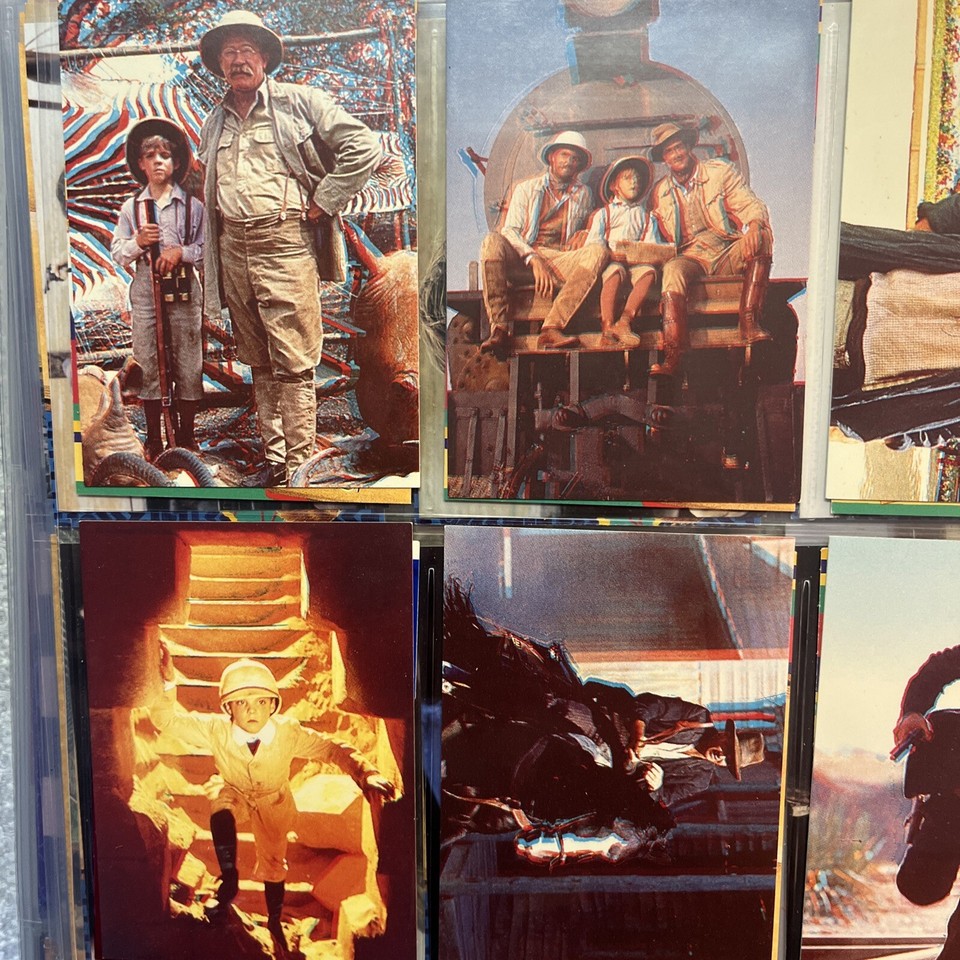 Young Indiana Jones Base, 3-D, Hidden Treasure Sets, Complete +3-D ...