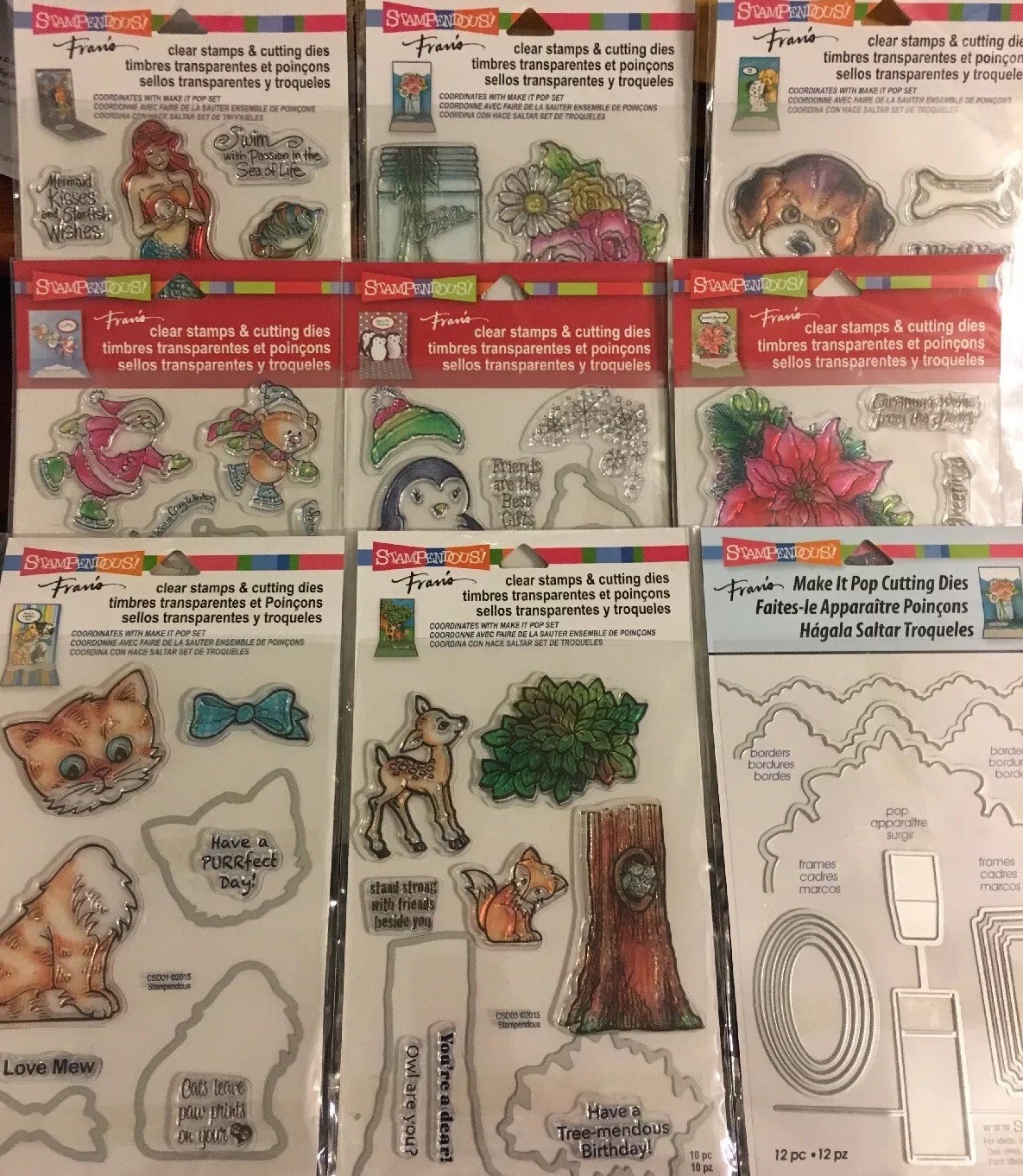 Stampendous Stamp & Die Sets Lot to choose from | eBay