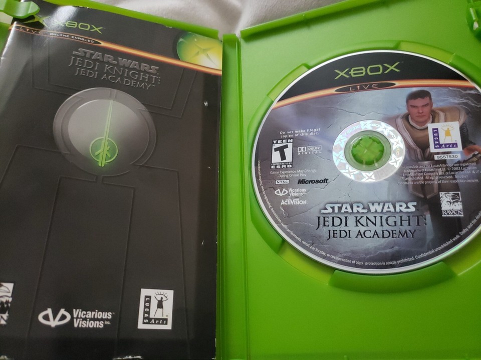 Star Wars: Jedi Knight -- Jedi Academy (Microsoft Xbox, 2003 ...