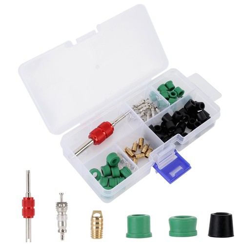 HVAC Repair Kit 71 Pcs, 50 Hose Gaskets, 10 Valve Cores, 10 Valves | eBay
