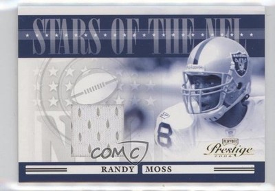 2006 Playoff Prestige Stars of the NFL Materials Randy Moss #NFL-9 HOF ...