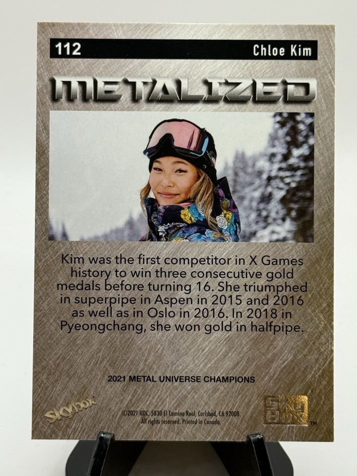 2021 Metal Universe Champions #112 Chloe Kim | eBay