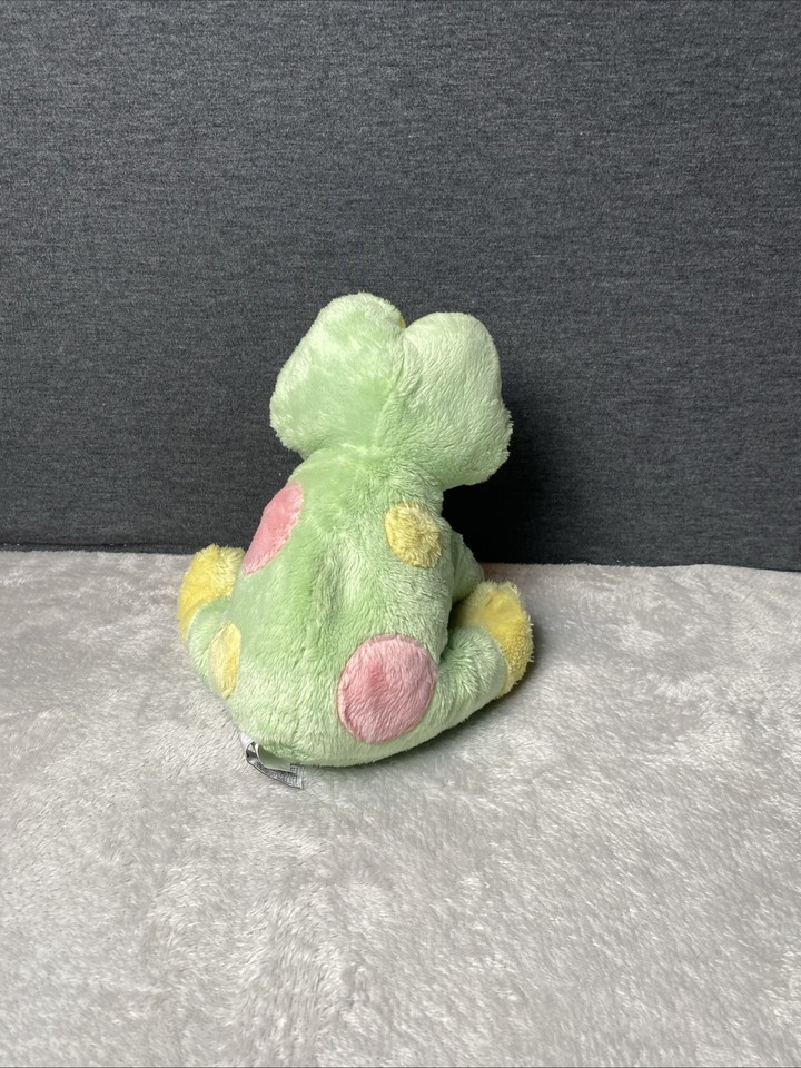 Unipak Green Frog Pastel Colors Spots Sewn Eye Lovey Stuffed Animal ...