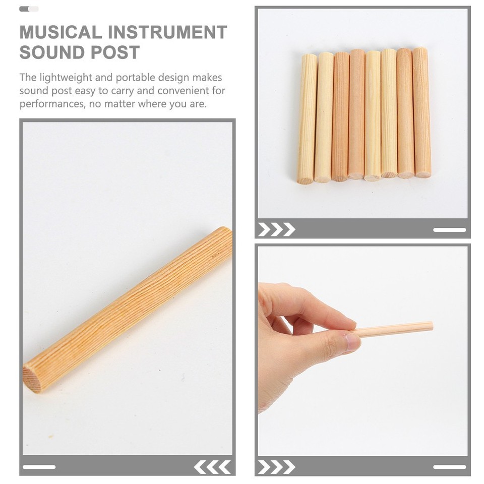 20 Pcs Violin Attachment Instrument Sound Post Spruce Instruments ...