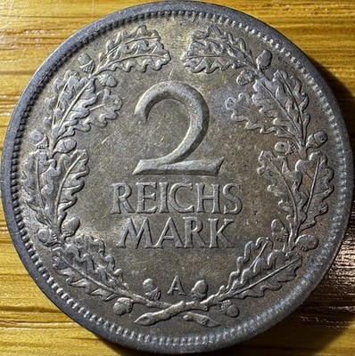 1925 Germany 2 Reichs Mark Silver Coin | eBay