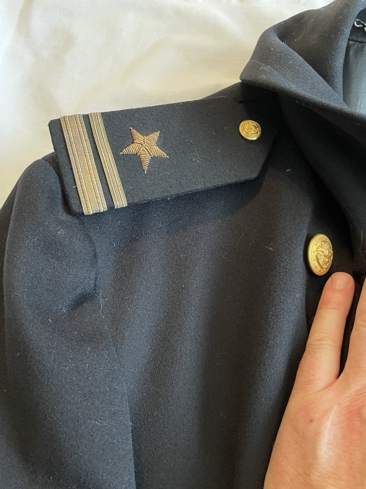 USN Navy Officer Bridge Coat 42 L | eBay