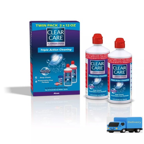 Clear Care Triple Action Cleaning and Disinfecting Contact Solution ...