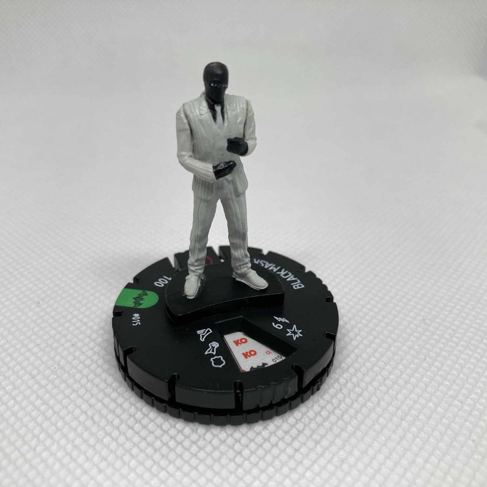 Batman Arkham Origins Heroclix Mini Figure Black Mask with Info card | eBay