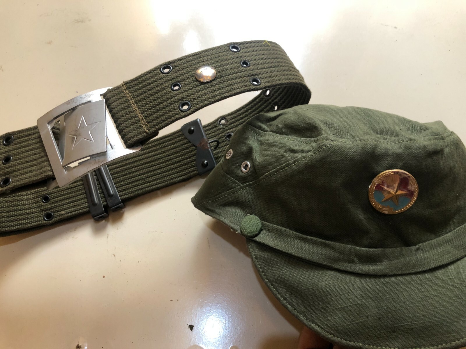 Original Era VC /NVA BELT VIET CONG BELT NFL BELT MILITARY BELT Raised ...