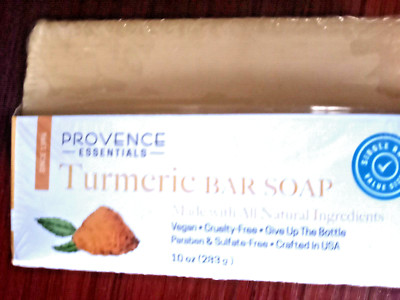 PROVENCE ESSENTIALS All NaturaTurmeric Bar Soap 10 OZ (283 gr) $14.99 ...