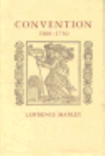 Convention, 1500-1750 by Lawrence Manley (1980, Hardcover) for sale ...