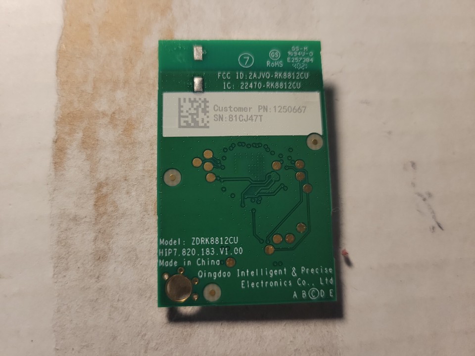 HISENSE WIFI MODULE PN: 1250667 | eBay