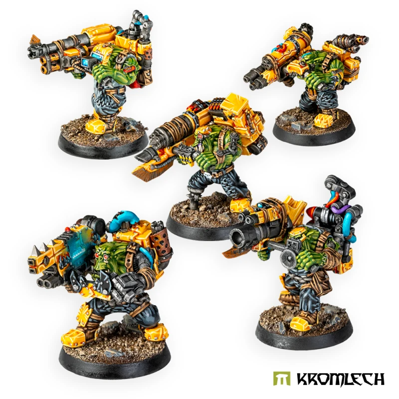 Deffboyz (5) Kromlech Ork Lootas Squad Flash Gits and Mek Boy Nobz | eBay