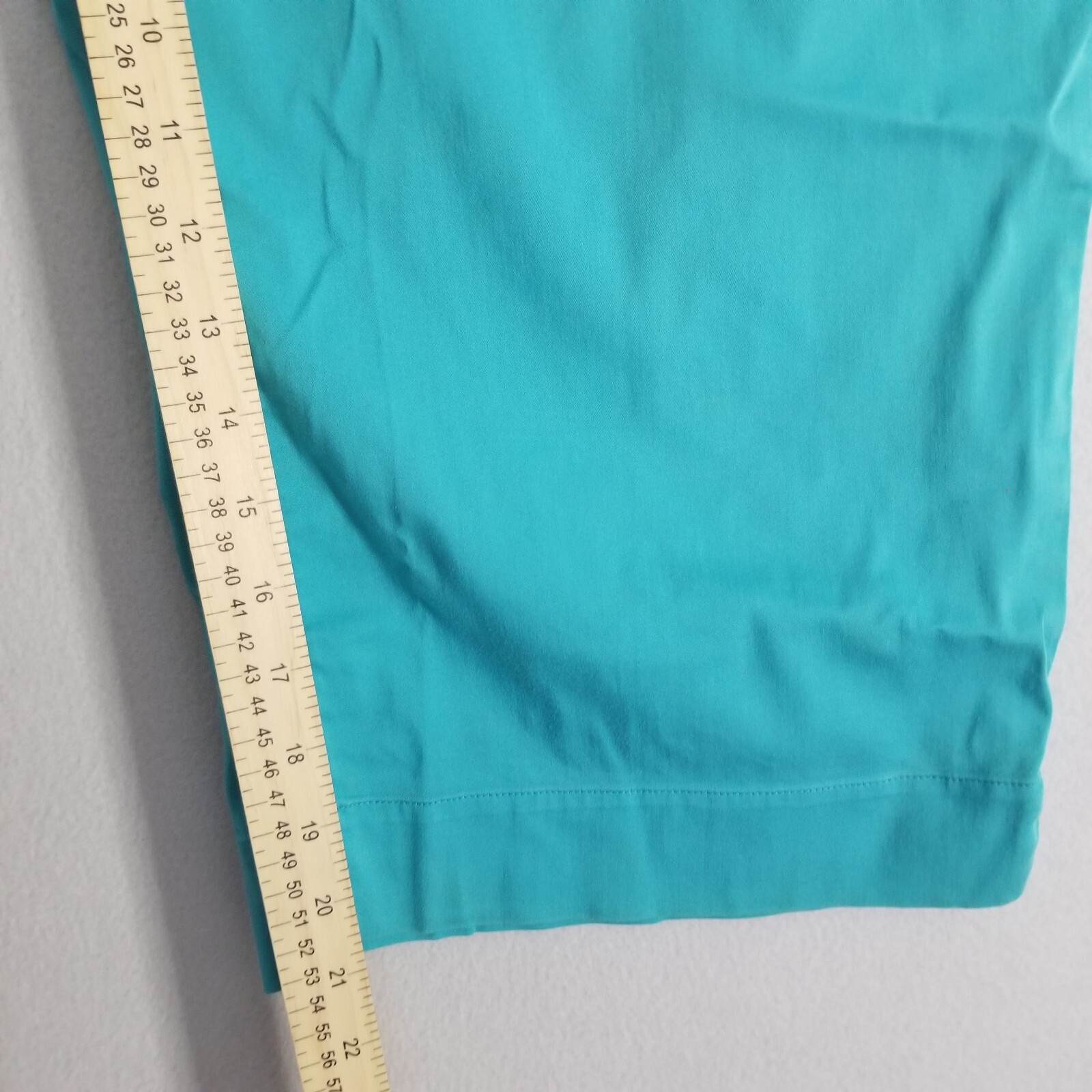 Chicos Capri Shorts Women 3 Blue Capri Pants Lightweight Cropped ...