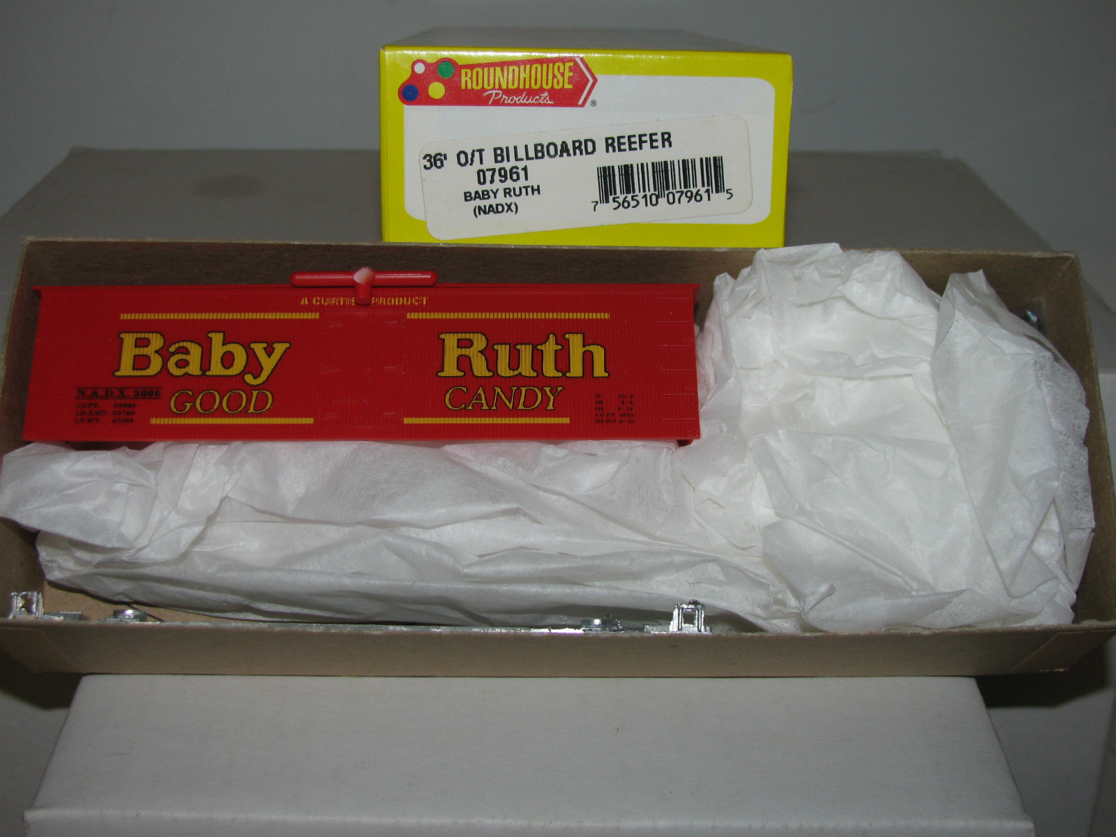 Roundhouse HO scale 07961 36' O/T Billboard Reefer Baby Ruth Kit | eBay