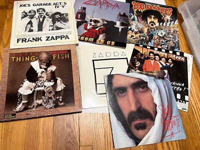 Lot of Frank Zappa vinyl record albums Rock Jazz Funk Soul Pop Avant ...