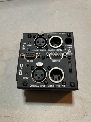 QSC DSP-4 Digital Processor Module XLR-RS-232 | eBay