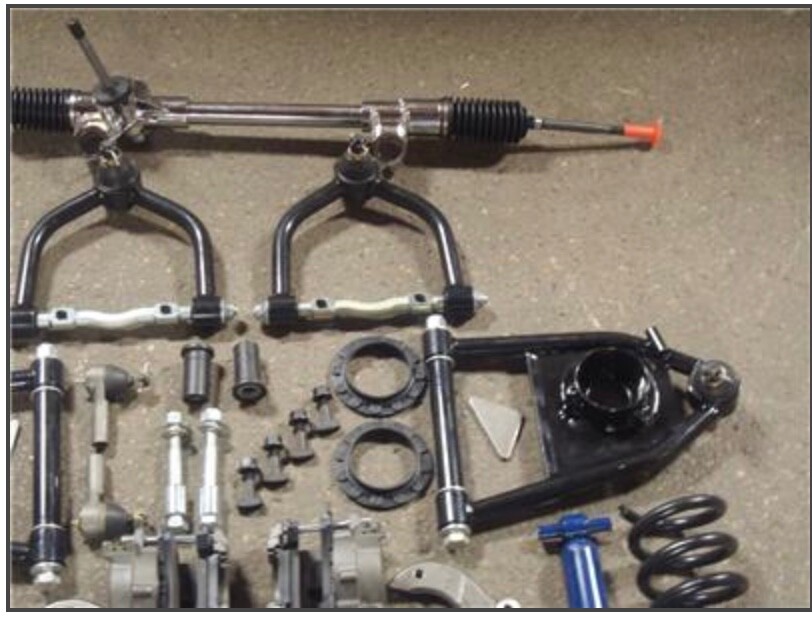 Mustang II 2 Front Suspension IFS Manual Drop Spindles Street Rat Rod ...