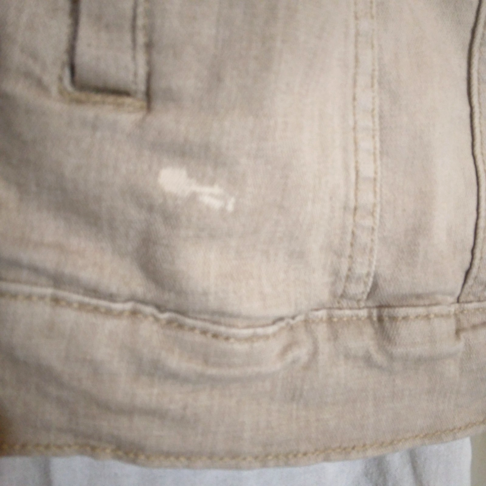 Goodfellow & Co Men's Denim Jacket Size XL Tan w/2 Large Inside Pockets ...