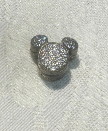 Pandora Sterling Silver Disney Parks Mickey Mouse Bead Charm signed 2 ...