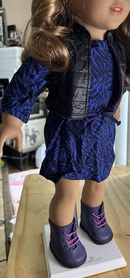 American Girl Doll Truly Me #92 Zebra Print Meet Outfit, Vest, And ...