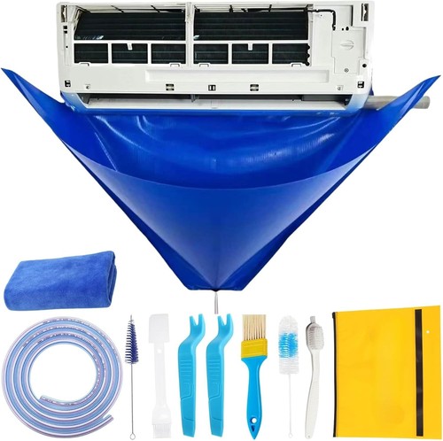 10Pcs Mini Split Cleaning Kit, Minisplit Cleaning Bag Air Conditioner ...