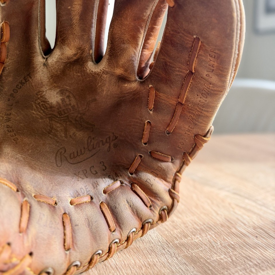 Vintage Rawlings XPG-3 Wing Tip Baseball Glove USA Made RHT Basket Web ...