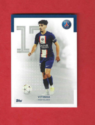 Topps PSG Official Team Set Paris Saint Germain 2022-23 Base set carte ...