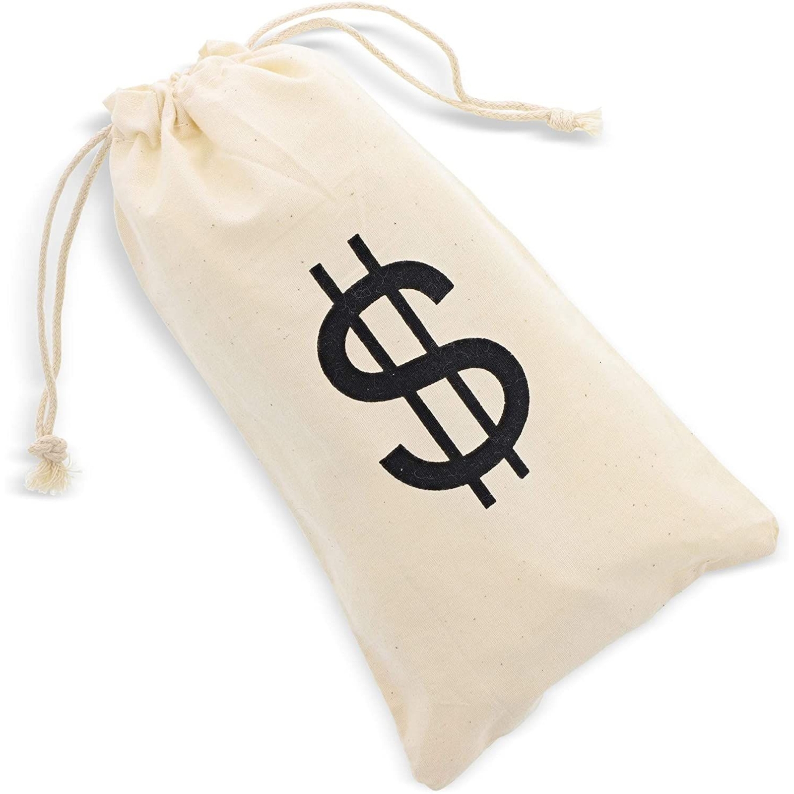 12 Pack Money Dollar Sign Party Favor Bags Drawstring Gift Bag Pirate ...