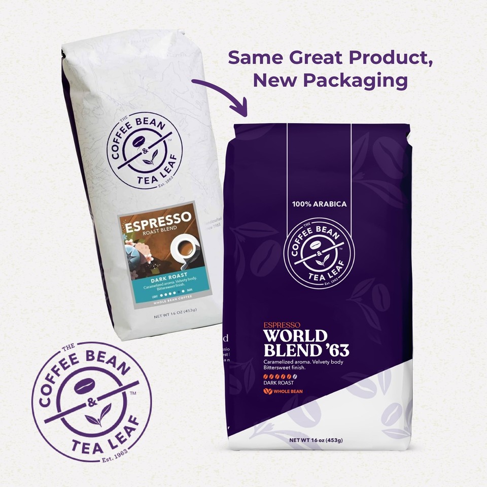 The World Blend '63 Dark Roast Whole Bean Coffee 1LB Bag 16oz Fresh ...