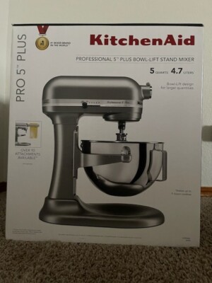 KitchenAid Professional 5 Plus Series Stand Mixer W/ bundle - Silver ...