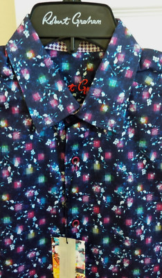 Robert Graham Allegra Classic Fit Sport Shirt Size M $198 - NEW | eBay