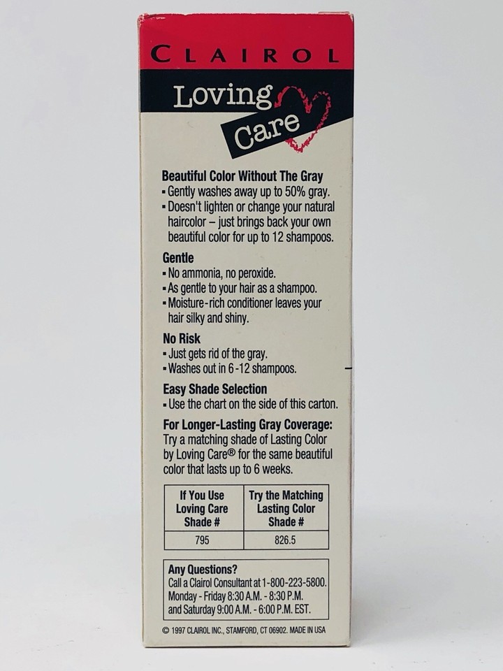 (1) Loving Care 795 Darkest Brown Hair Color Lotion by Clairol | eBay