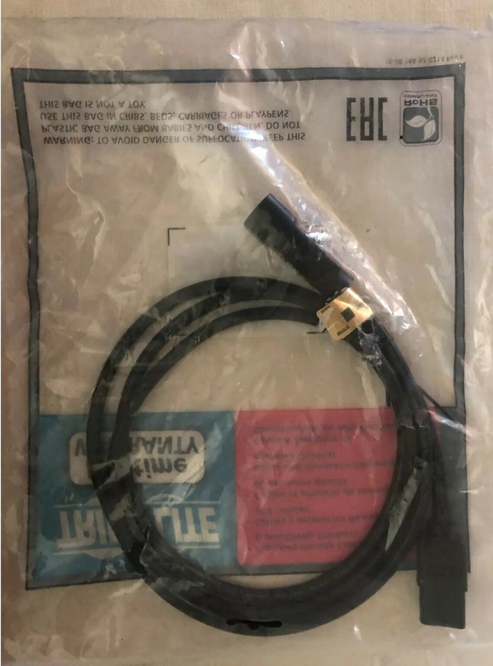 Tripp Lite 6' Power Extension/Splitter Cord -P004-006-2C/13-14 Black ...