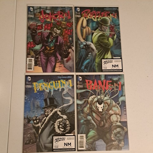 4-DC Comics Lenticular Covers 1ST PRINT NEW 52 #23.1-#23.4 | eBay