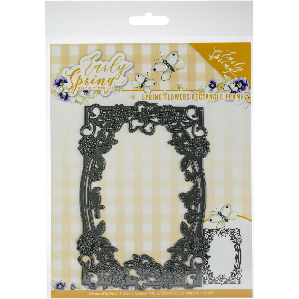 SPRING FLOWER Frame Die Cutting Dies Find It Trading Precious Marieke ...