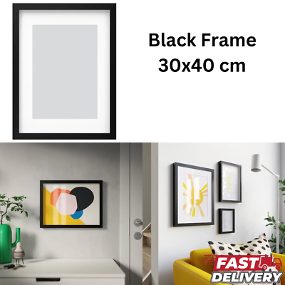 21 X 30 Poster Frame Fotolijst Zwart Hout 21x30 Cm Posteryard