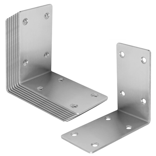 8 Pcs 3 X 3Â Heavy Duty Stainless Steel Corner Brace Joint Right Angle ...