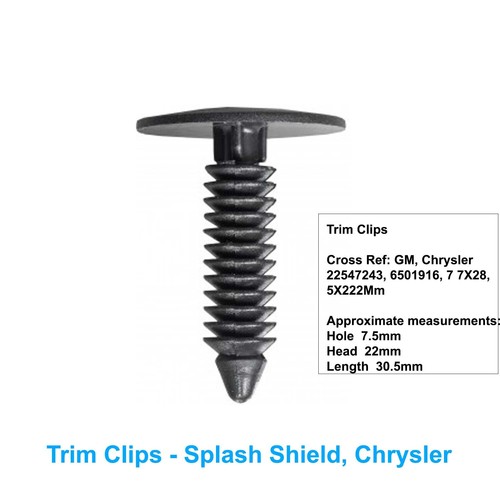 Trim Clips Push Rivets Fir Tree Bumper Door Panel Fixing Clips Fastener ...