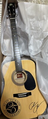 ALAN JACKSON Signed Acoustic Guitar w/ 25th Graphics | eBay