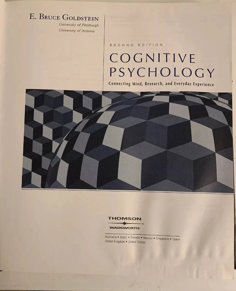 Cognitive Psychology Textbook